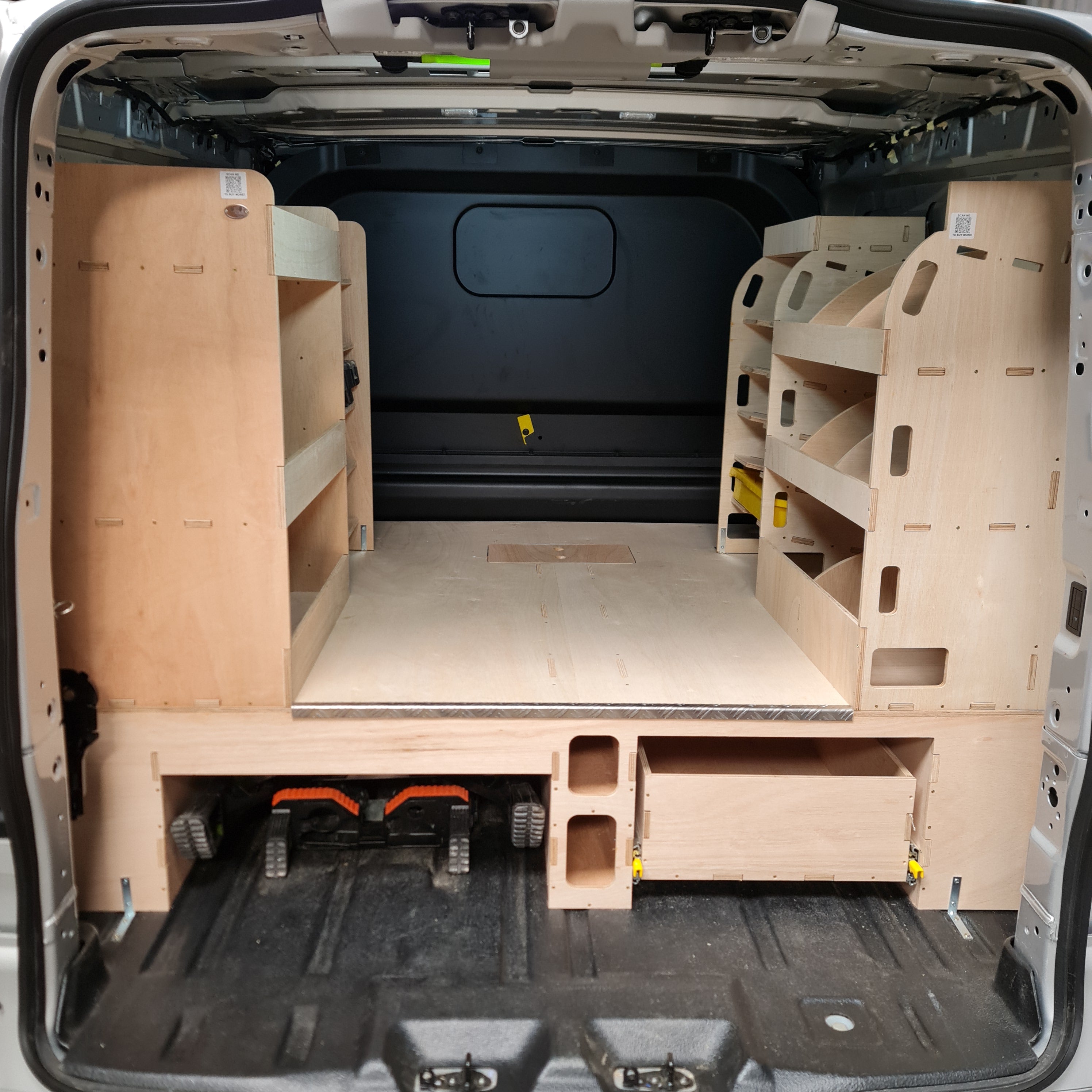 A Van False Floor Offers Maximum Comfort and Saves Time