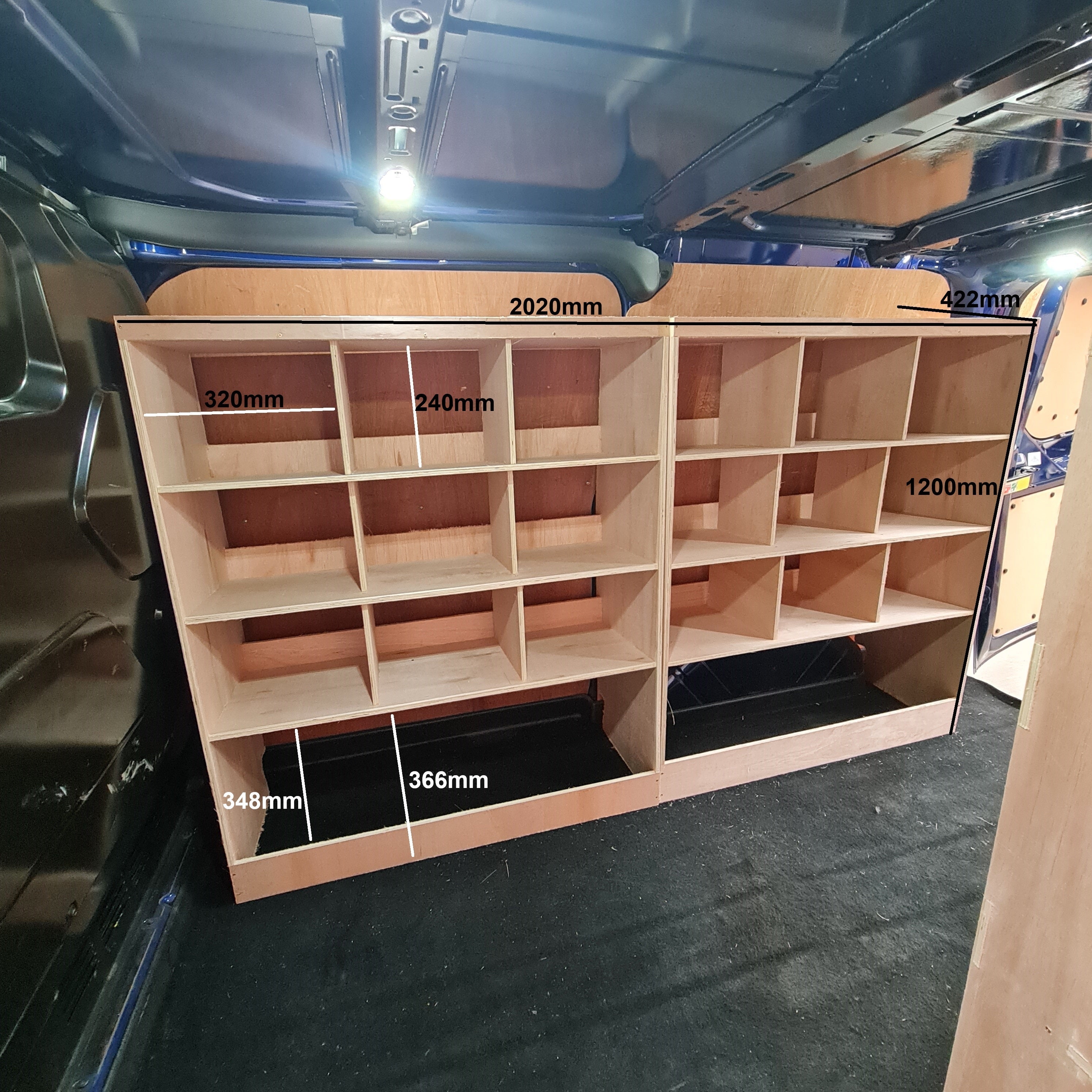How to Choose or Build the Best Van Shelf for Your Ford Transit