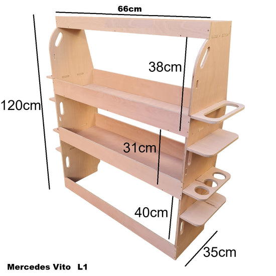 Mercedes Vito Van Racking & Tool Storage Set - Durable